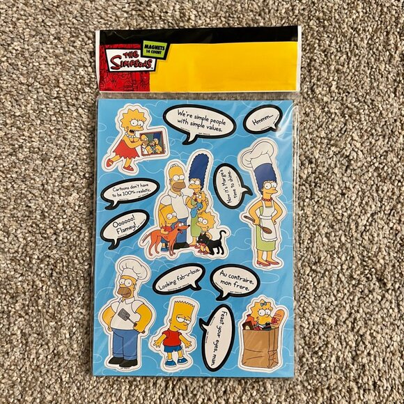Innovative Designs | Accents | Nwt Set Of 4 Simpsons Cartoon Magnets ...
